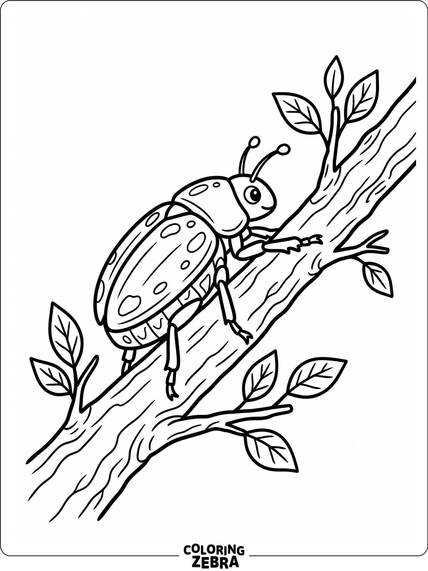 34 Free Beetle Coloring Pages - Printable PDF Sheets